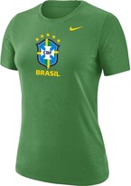Nike Women's Green Brazil National Team Club Crest T-Shirt - ShopStyle