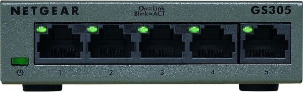 NETGEAR GS305-300PAS 5-port Gigabit Ethernet Unmanaged Switch ...