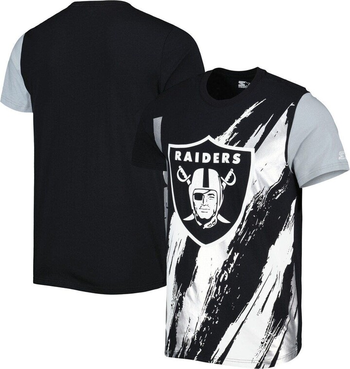 Men's Starter Black Las Vegas Raiders Extreme Defender T-Shirt - ShopStyle