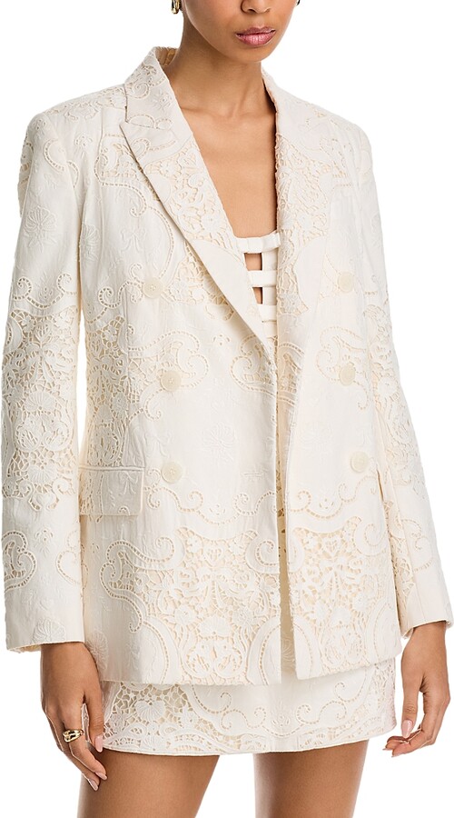 LoveShackFancy Luara Crochet Jacket - ShopStyle