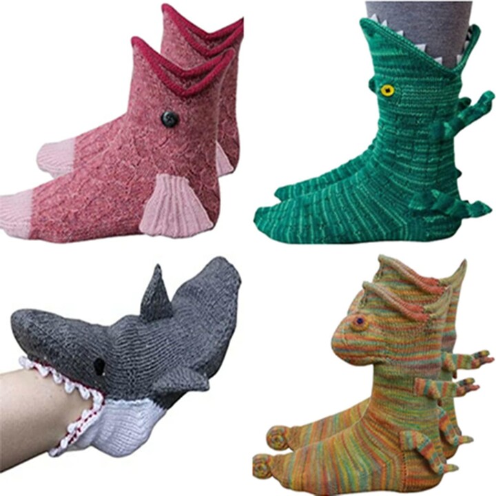Xebular Crocodile Socks - ShopStyle