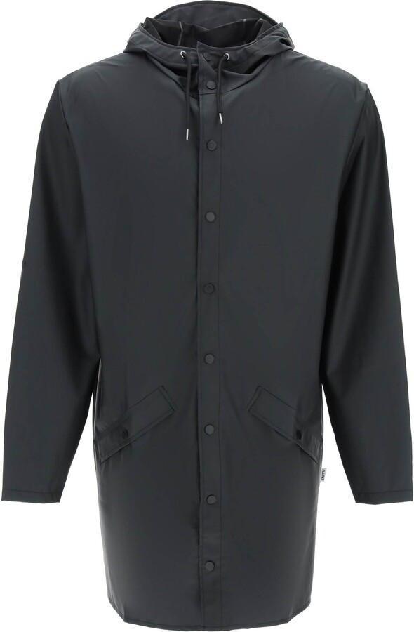 Rains Long Rain Jacket - ShopStyle