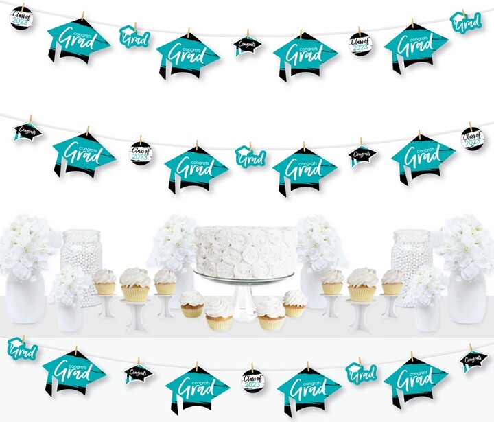 Big Dot of Happiness Teal Grad - Best is Yet to Come - 2023 Turquoise ...