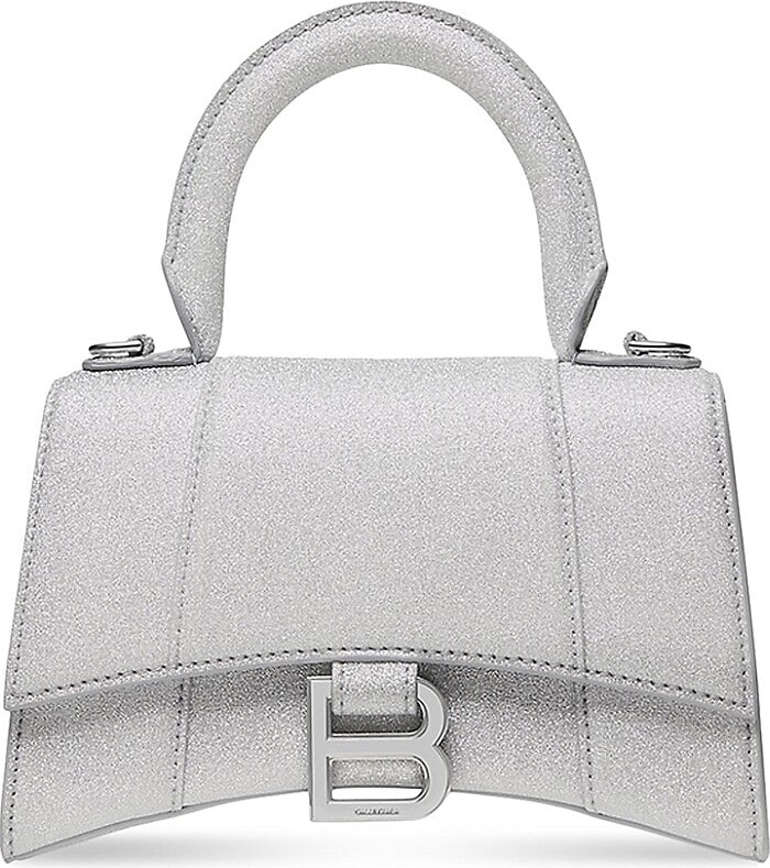 Balenciaga Hourglass XS Handbag In Sparkling Fabric - ShopStyle Tote Bags