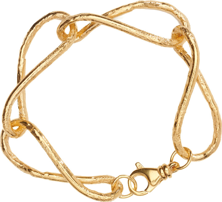 Pamela Card The Dell'Infinito 24K Gold-Plated Bracelet - ShopStyle