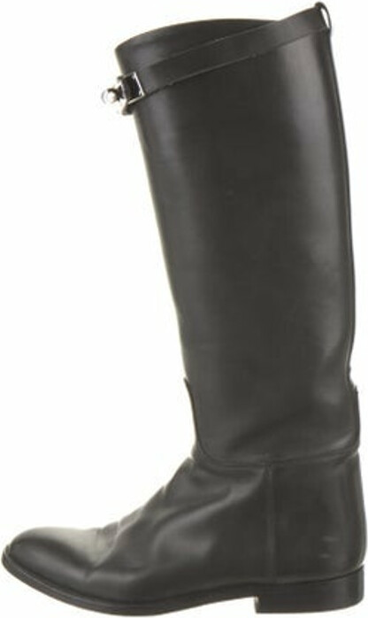 Hermes Jumping Leather Riding Boots - ShopStyle
