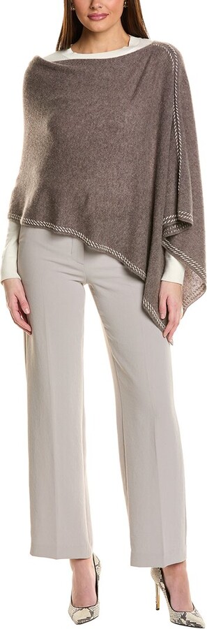 Hannah Rose Whip Stitch Cashmere Topper - ShopStyle Scarves & Wraps