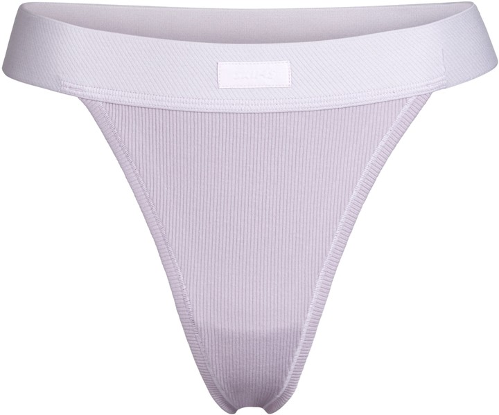 SKIMS Cotton Rib Thong - ShopStyle Plus Size Intimates