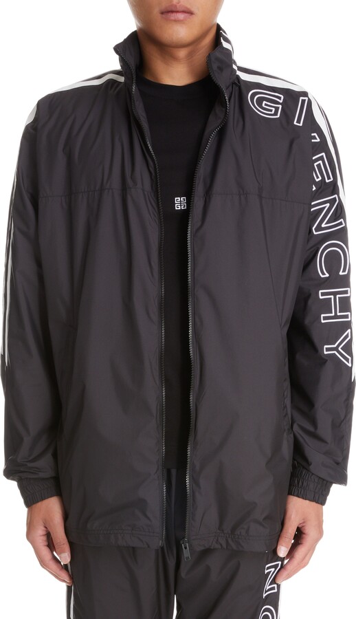 Givenchy Logo Embroidered Track Jacket - ShopStyle