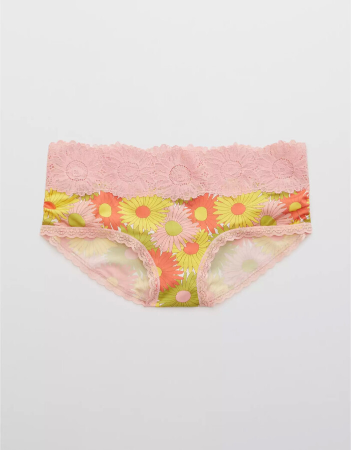 aerie Shine Sunflower Lace Boybrief Underwear - ShopStyle Lingerie