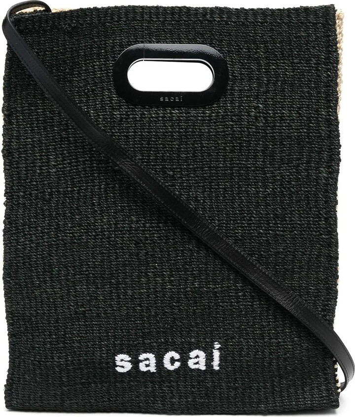 Sacai Embroidered-Logo Tote Bag - ShopStyle