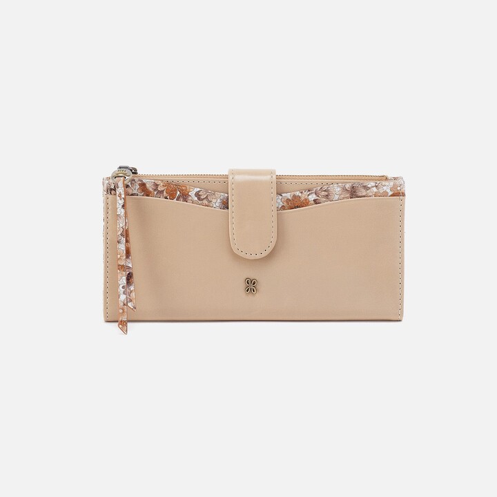 Hobo Max Continental Wallet In Mixed Leathers - Quartz - ShopStyle