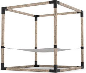 Toja Grid 8 Ft. W x 2 Ft. D Metal Pergola - ShopStyle Lanterns & Lamps