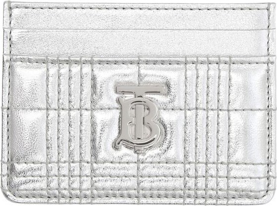 Burberry Logo-Embellished Quilted Card Case - ShopStyle