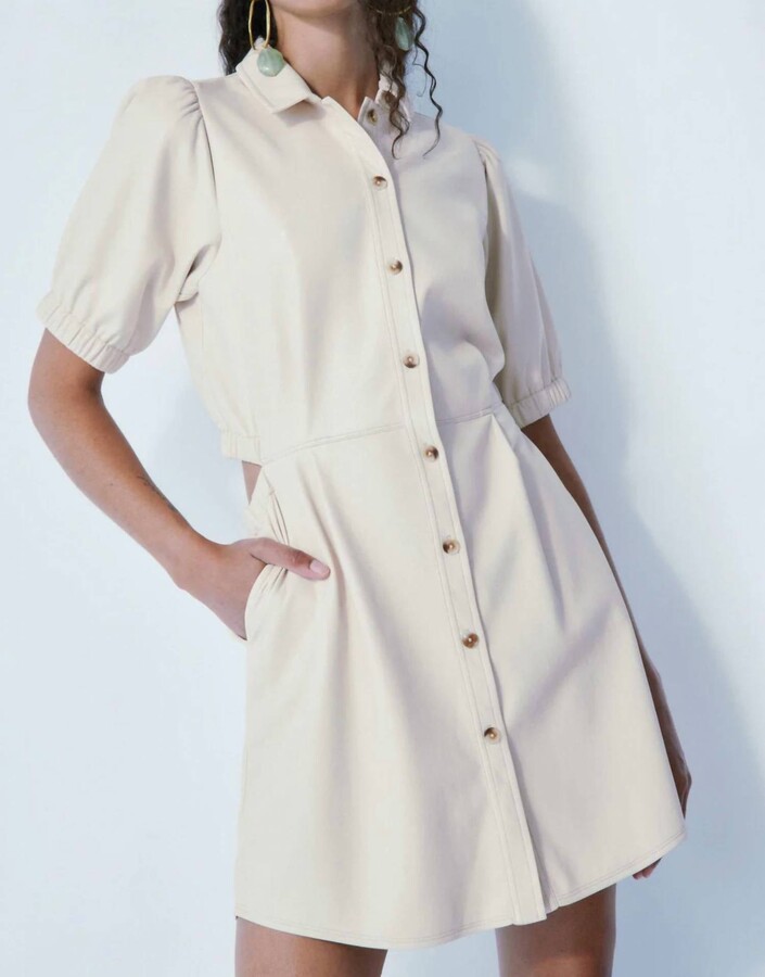 MELISSA NEPTON Penelop Mini Dress In Sarah / Starch - ShopStyle