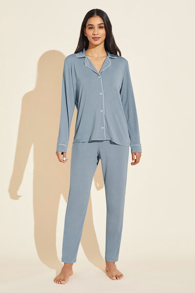 Eberjey Gisele TENCEL™ Modal Tuxedo Slim PJ Set - ShopStyle