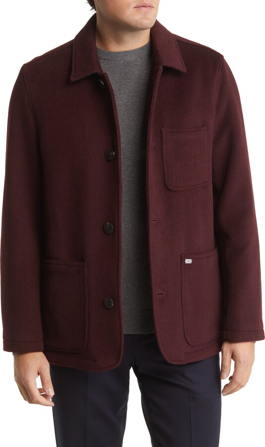 Hart Schaffner Marx Canyon Wool Blend Coat - ShopStyle