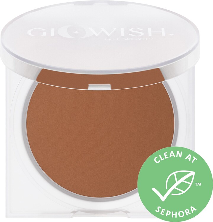 HUDA BEAUTY GloWish Lightweight Blurring Pressed Powder - ShopStyle