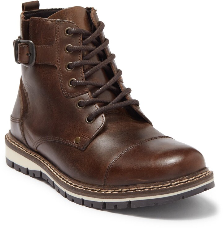 Crevo Aiden Leather Lace-Up Boot - ShopStyle