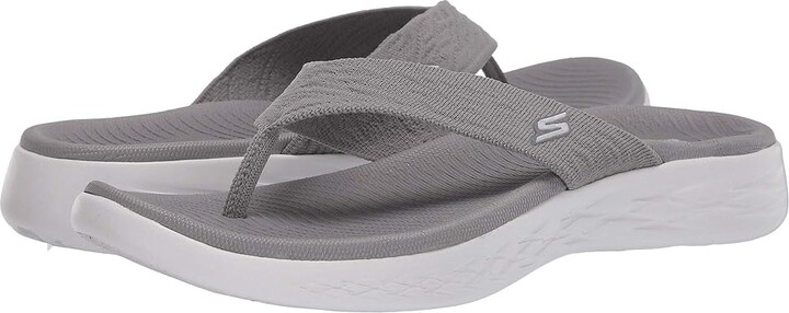 SKECHERS Performance On-The-Go 600 - Sunny (Gray) Women's Sandals ...