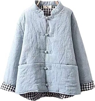 LANG XU GLASS Traditional Chinese Clothing For Women Warm Coat Hanfu ...