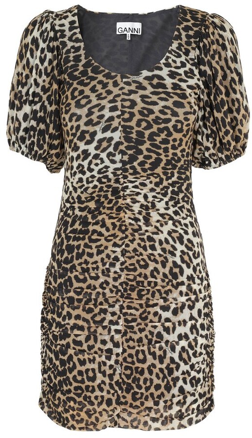Ganni Leopard Print Dress - ShopStyle