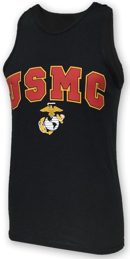 Armed Forces Gear USMC Arch Eagle Globe Anchor Mens Tank Top ...