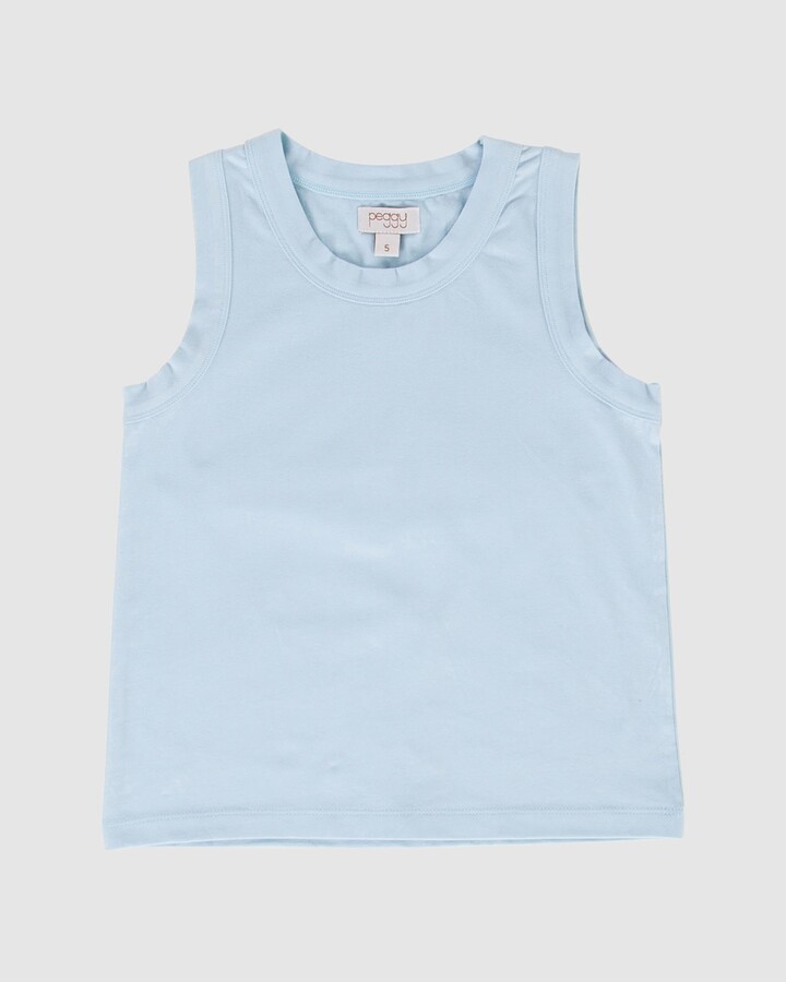 Peggy Girl's Blue Singlets - Belle Tank - Kids-Teens - ShopStyle