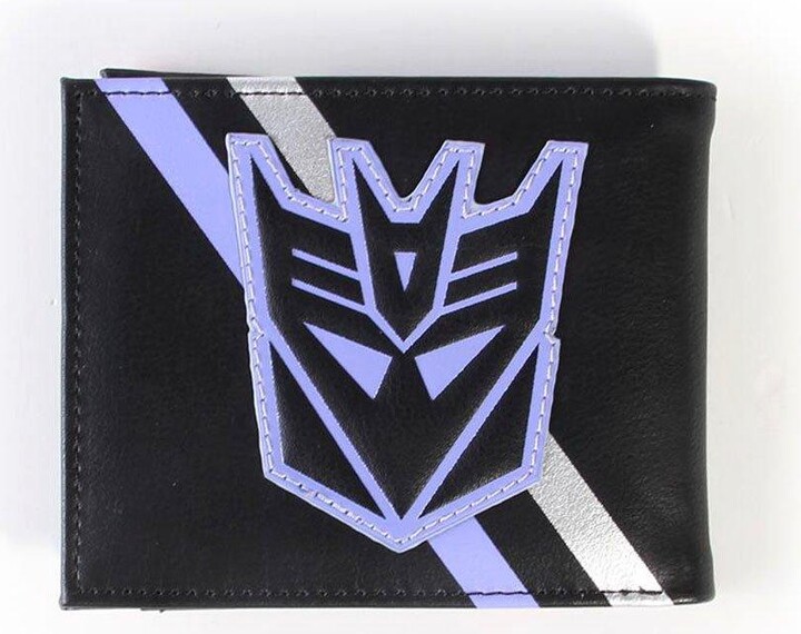 Transformers Autobots/Decepticons Logo Symbol Bi-fold Wallet, Male ...