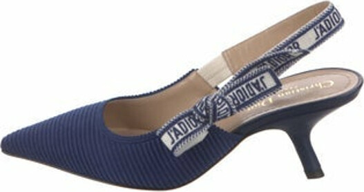 Christian Dior Printed Slingback Pumps - ShopStyle