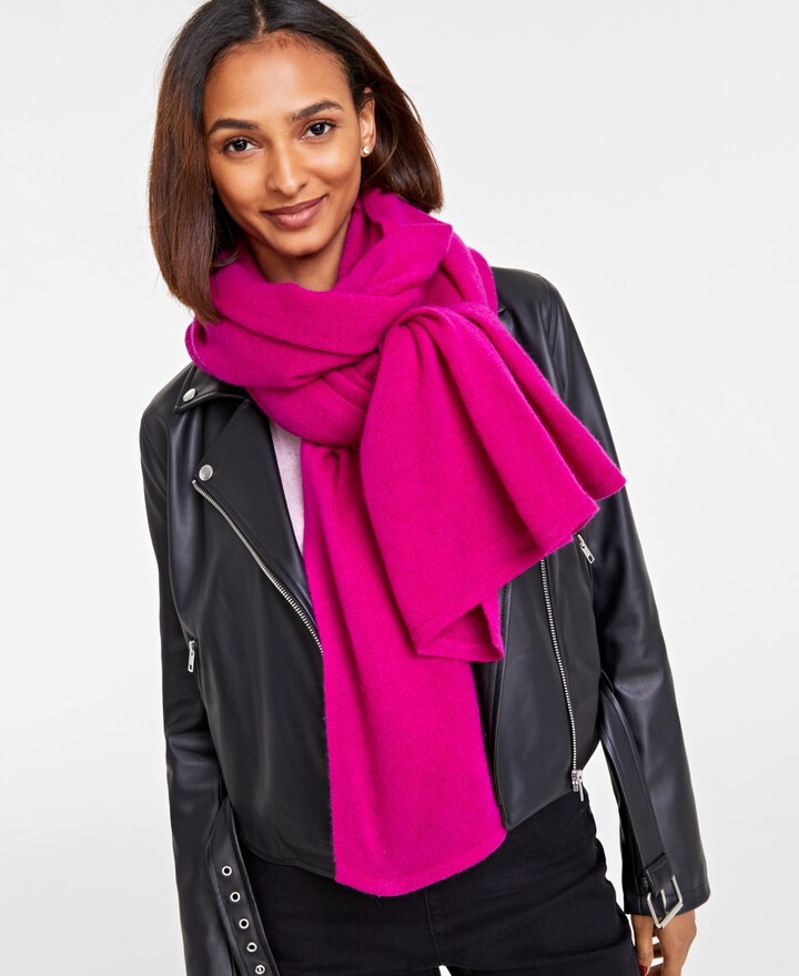 Charter Club 100% Cashmere Oversized Scarf, Created for Macy's ...