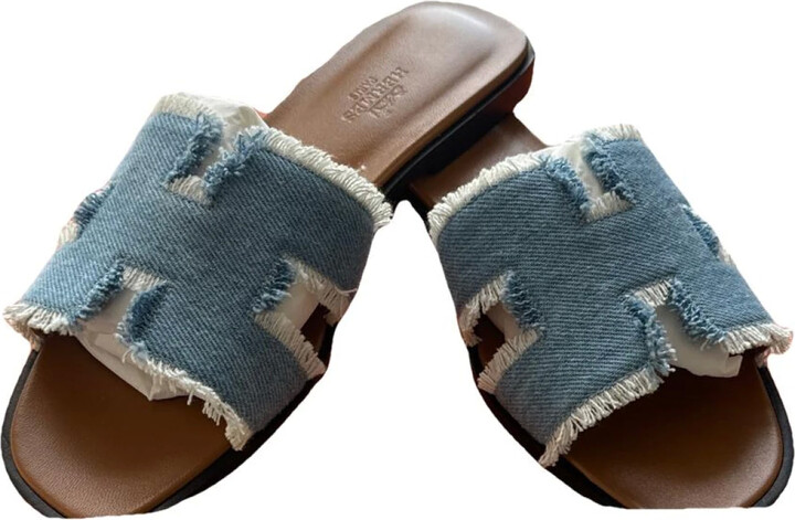 Hermes Oran cloth sandal - ShopStyle