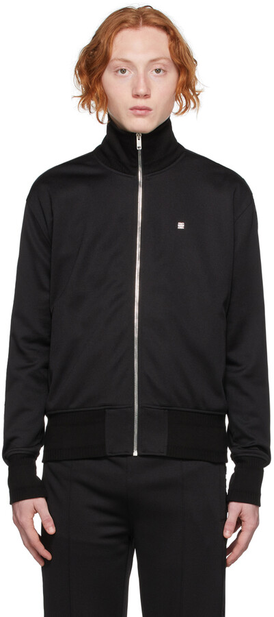 Givenchy Black Zip-Up Track Jacket - ShopStyle