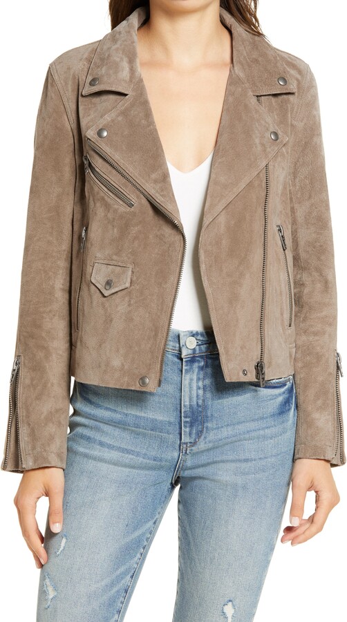 Blank NYC Vital Signs Suede Moto Jacket - ShopStyle