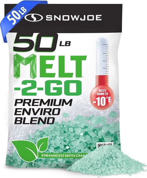Snow Joe Ice Melt Pellets Deicer and Snow Removal for Driveway, 50 ...