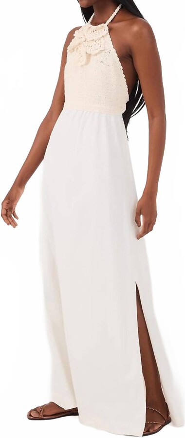 dress to Crochet Halter Dress In Ivory - ShopStyle
