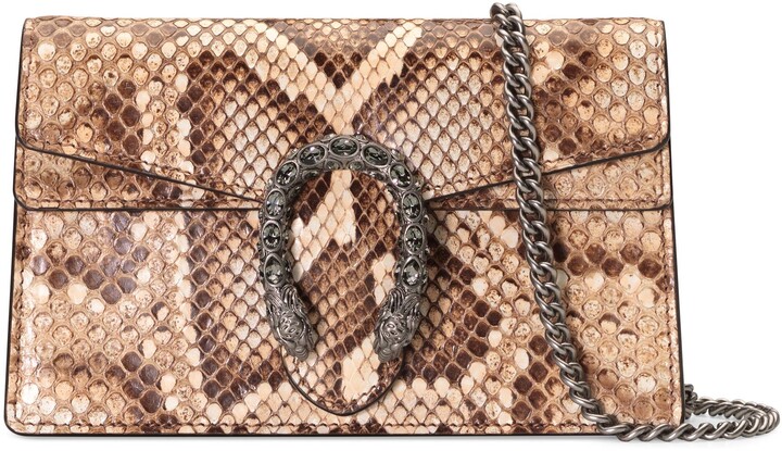 Gucci Dionysus python super mini bag - ShopStyle