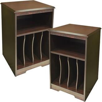 Watsons Audio - Pack Of Two - Storage Side End / Bedside Table With ...