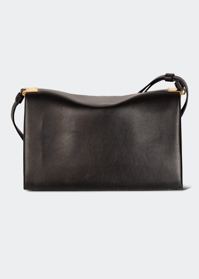 Wandler Uma Fold-Over Leather Shoulder Bag - ShopStyle