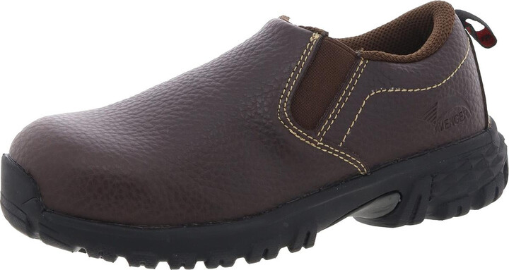 Avenger Flight Low Slip On Womens Slip Resistant Leather Work & Safety ...