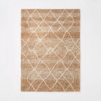 Threshold designed w/Studio McGee Moroccan Wool Shag Rug Brown ...