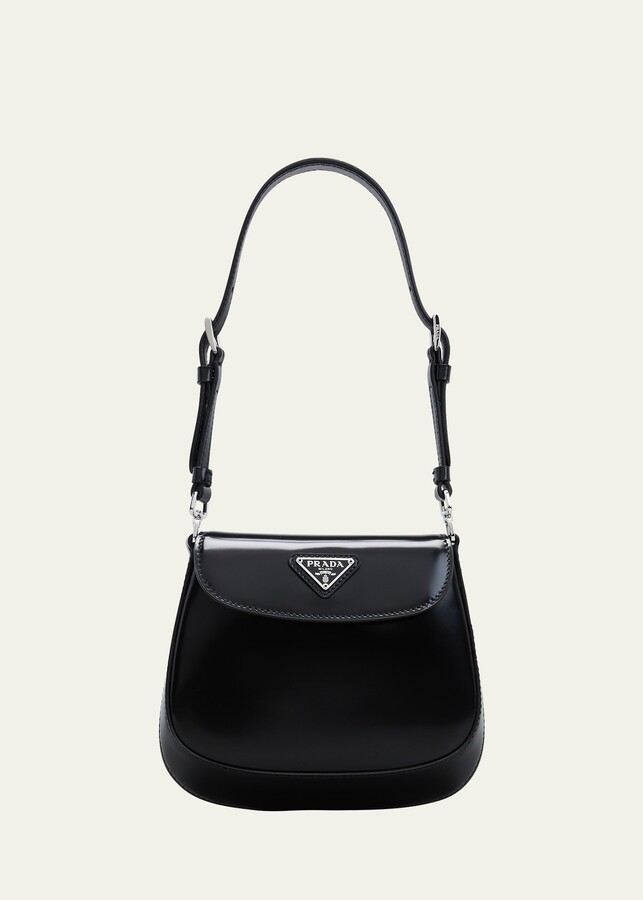 Prada Cleo Mini Calfskin Crossbody Bag - ShopStyle