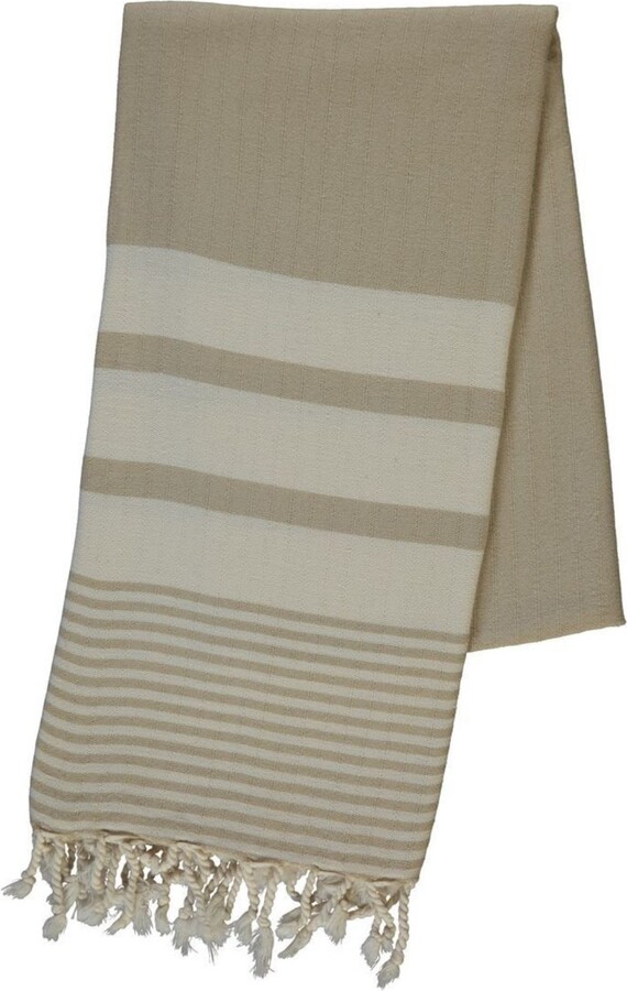 PESHCE - Dehna Turkish Cotton Towel Beige - ShopStyle