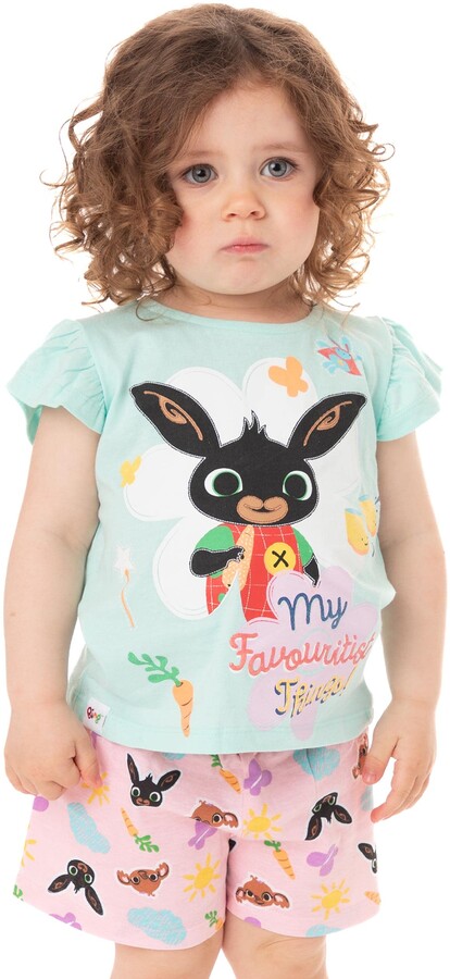 Bing Bunny Pyjamas For Girls | Pink Blue Sula Characters PJs with ...