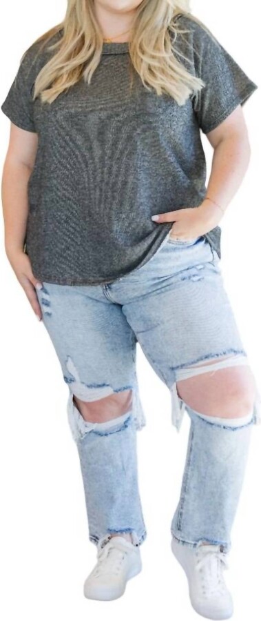 Now N Forever Run With It Top In Grey - ShopStyle