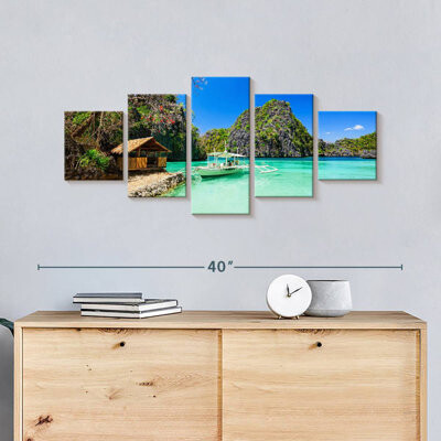 Elephant Stock Coron Palawan Boat - ShopStyle Holiday Wall Art