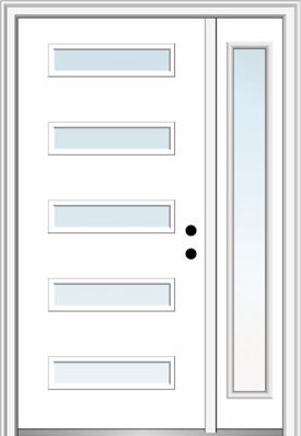 MMI DOOR Spotlight Primed Fiberglass Prehung Front Entry Doors - ShopStyle