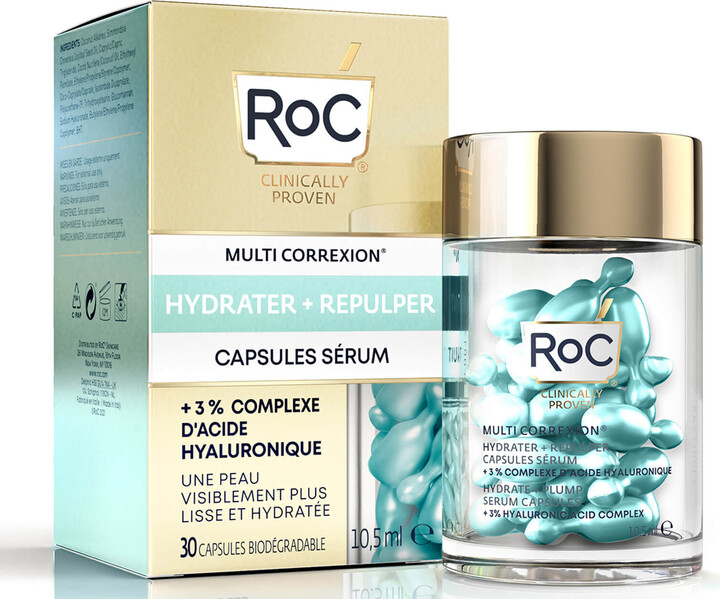 RoC Skincare RoC Multi Correxion Hydrate and Plump Capsules (Various ...