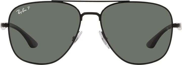 Ray-Ban Square-Frame Aviator Sunglasses - ShopStyle