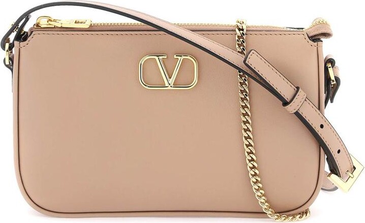 Valentino Garavani leather vlogo signature crossbody bag - ShopStyle